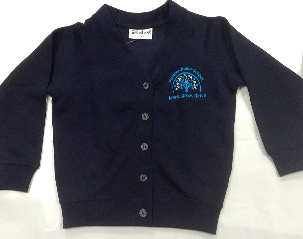 Poulner Junior School - Poulner Junior School - Cardigan - New Logo ...